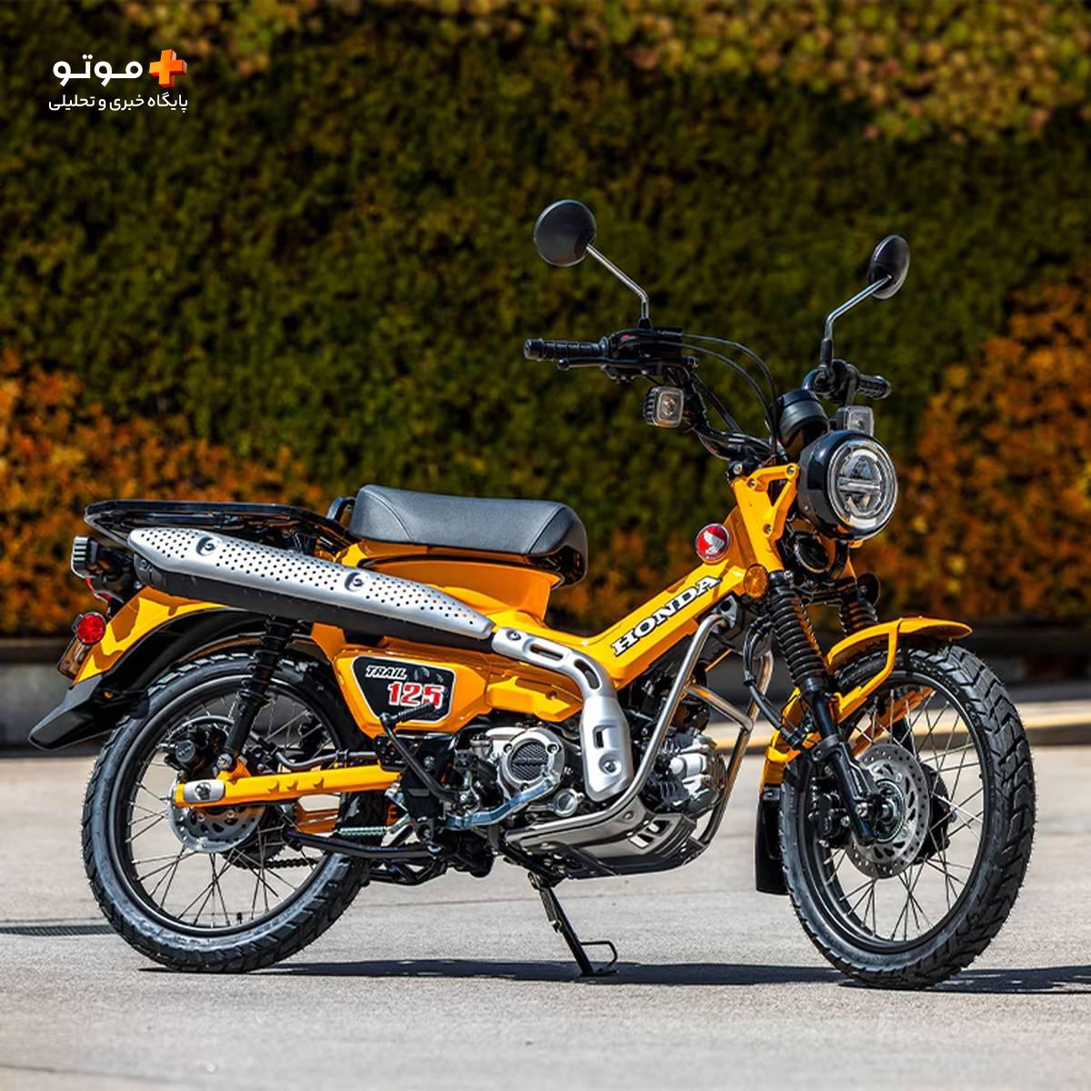 هوندا تریل 125 2024 ترکیبی از زیبایی، قدرت و استقامت - پلاس موتو | plusmoto